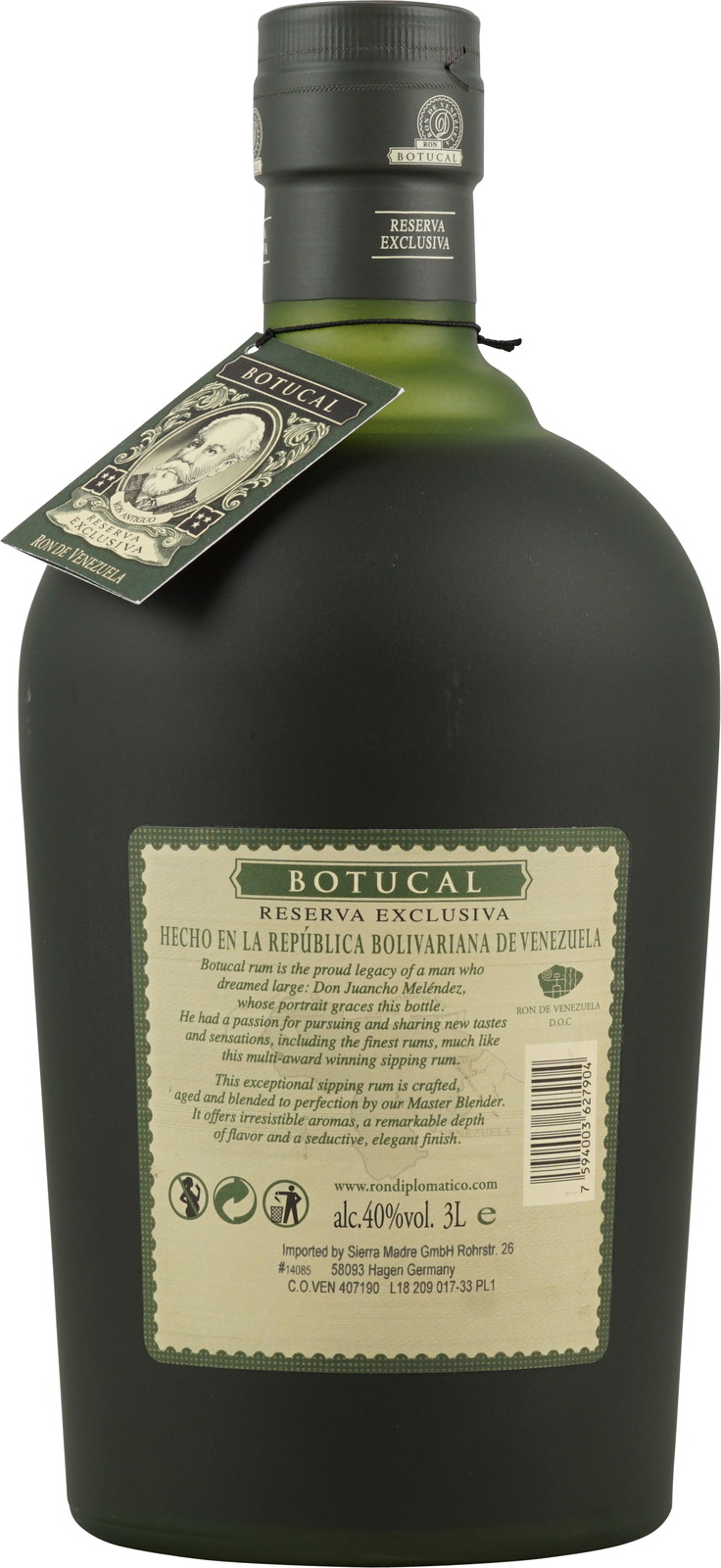 Botucal Reserva Exclusiva 3 Liter - Rum Großflasche hie