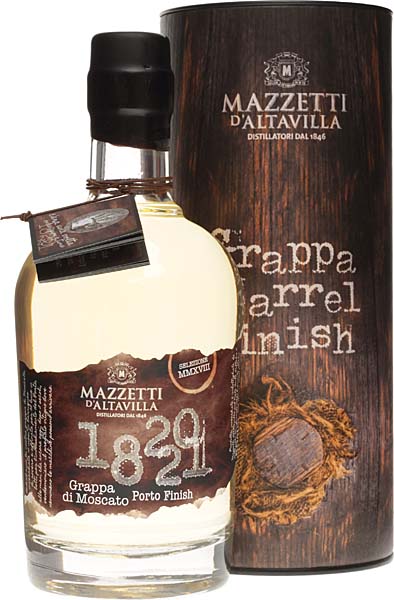 Mazzetti d´Altavilla 1820 - 1821 Grappa Moscato Port
