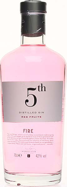5th Fire Pink Gin, fruchtiger Gin aus Spanien
