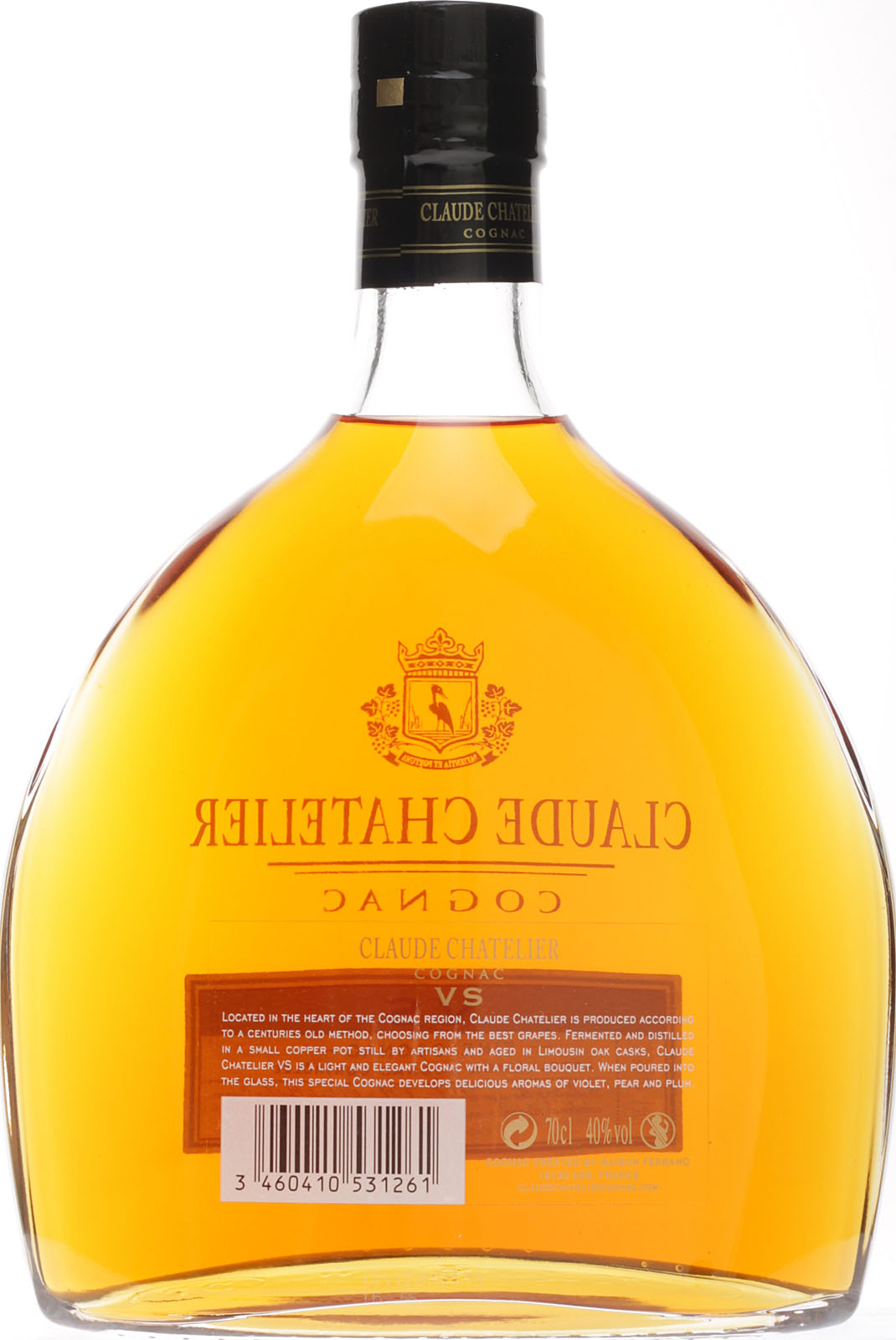 Claude Chatelier Cognac VS 0,7 Liter 40 % Vol.