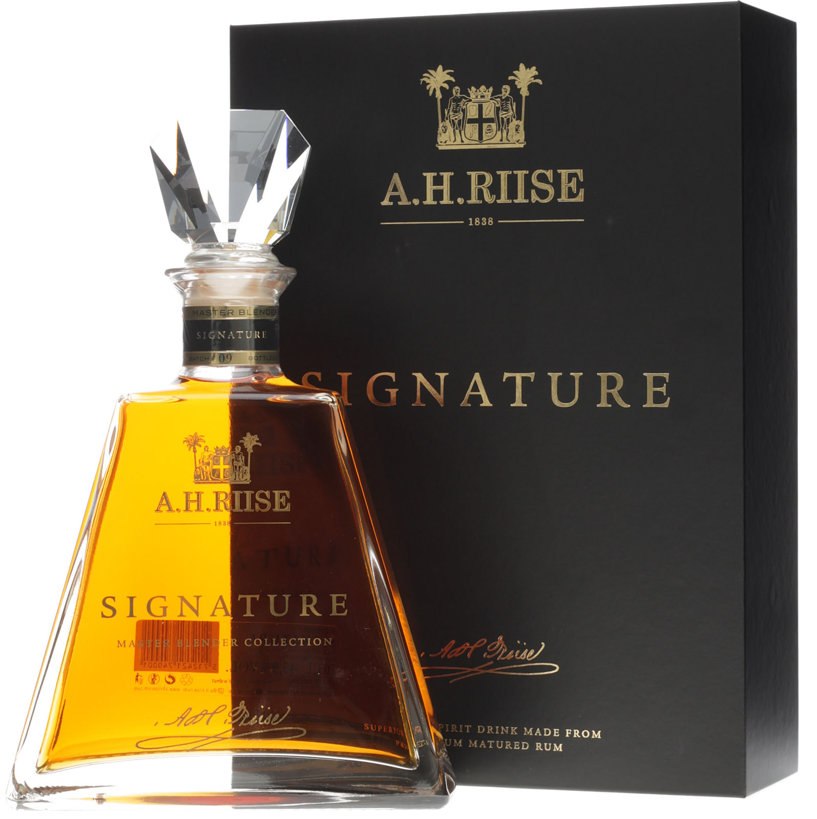 Rum A.H. Riise Signature - 0,7 Liter - 43,9 % Vol.