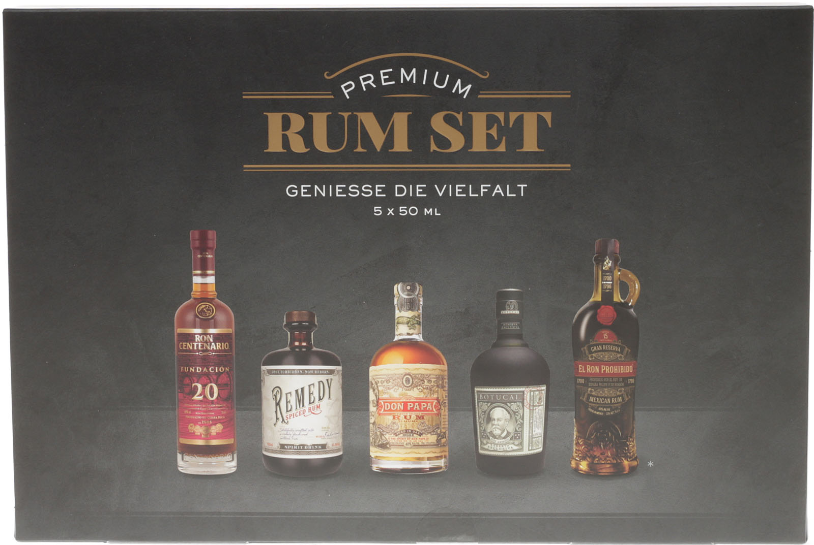 Premium Rum Tasting Set 0,25 Liter 40,3 % Vol. im Shop