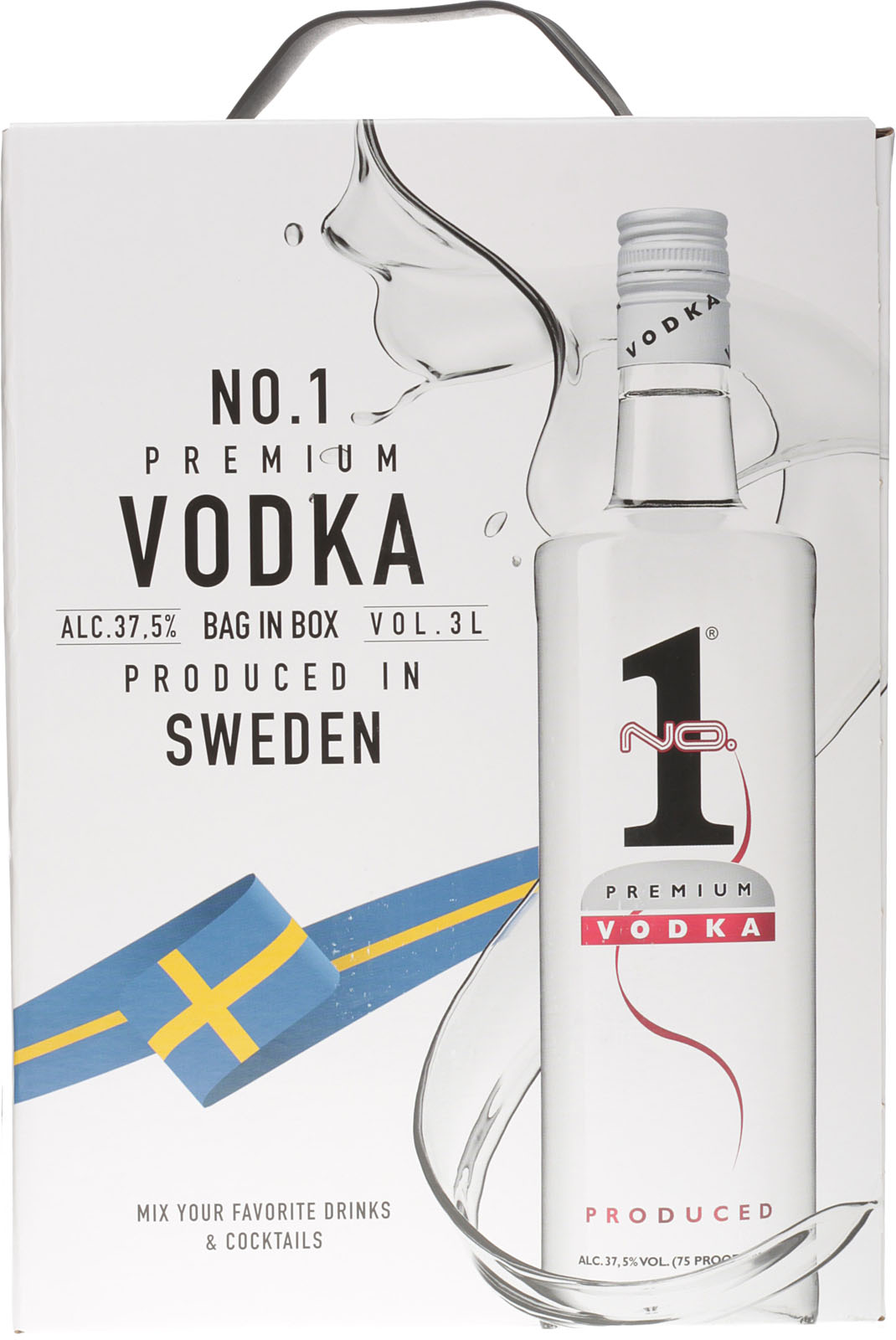 No. 1 Premium Vodka Bag in Box 3 Liter 37,5 % Vol. bei