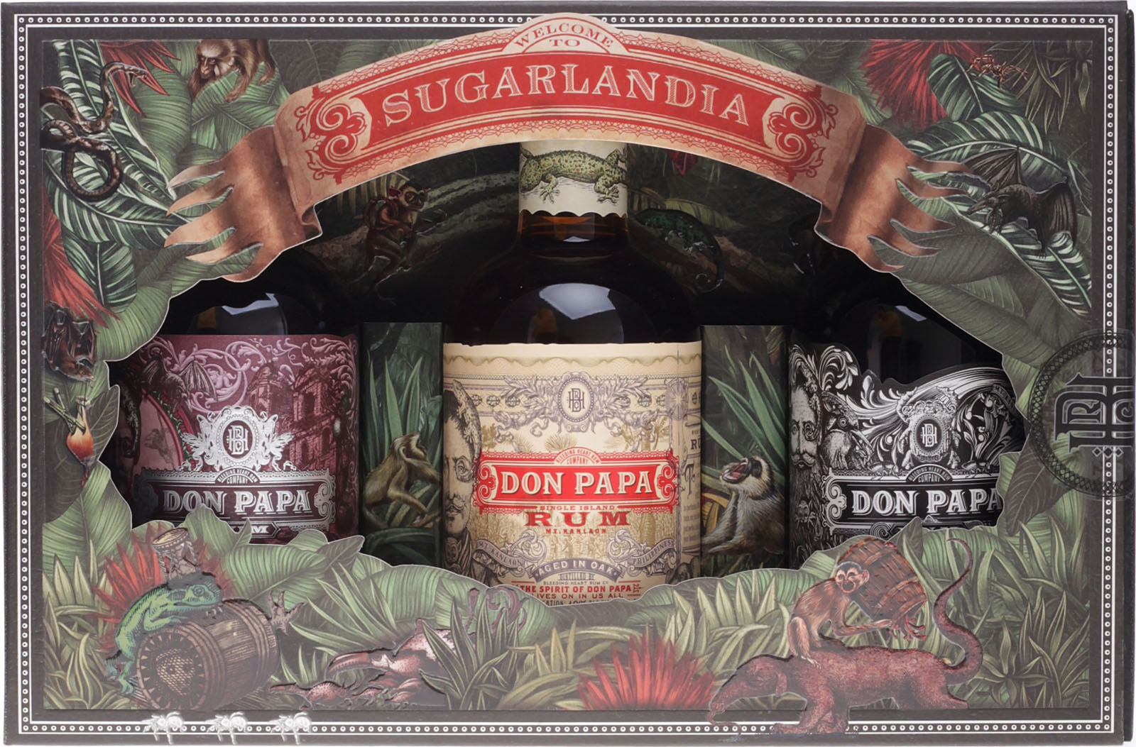 Don Papa Premium Tasting Set 3 x 0,2 Liter 42,66 % Vol.