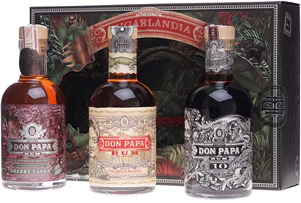 Don Papa Premium Tasting Set 3 x 0,2 Liter 42,66 % Vol.