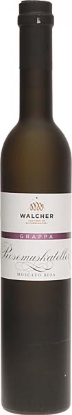 Walcher Grappa Rosenmuskateller 500ml 42% aus Südtirol
