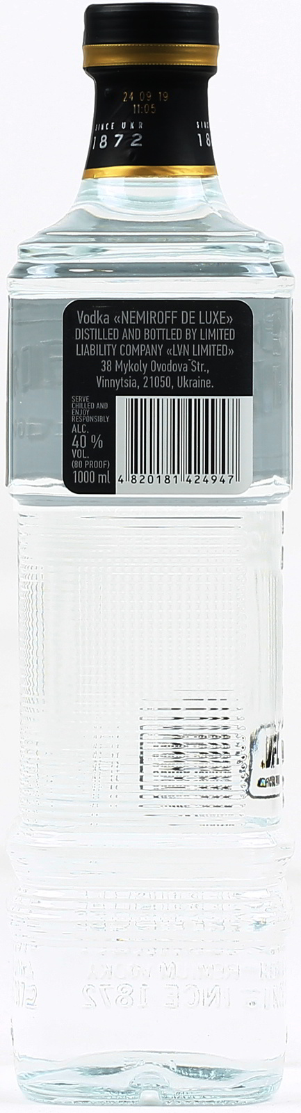 Nemiroff De Luxe Vodka 1,0 Liter 40 % Vol.