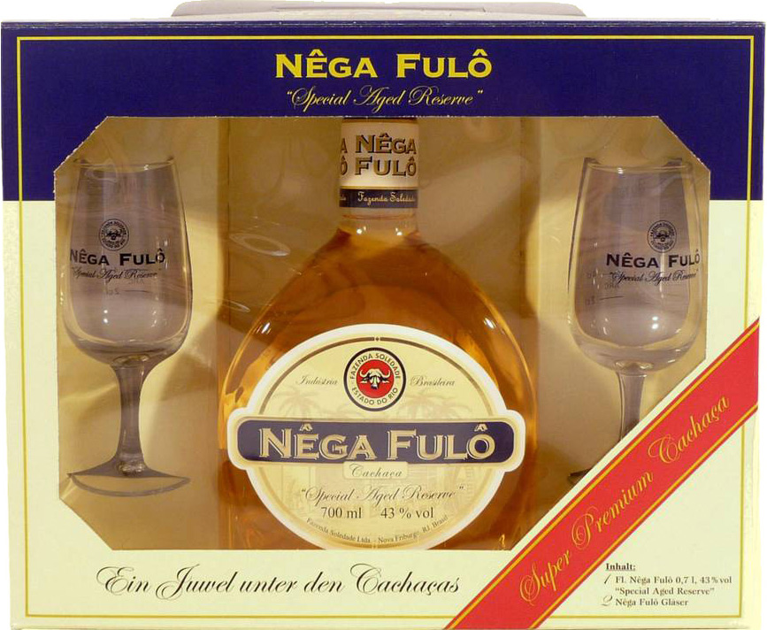 Nega Fulo Special Aged Reserve Cachaca in der Geschenkbox 700 ml - Nega ...