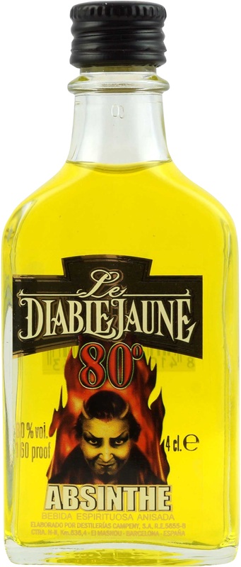 Das Diable Absinth Geschenkset mit 5 Miniaturen als Abs