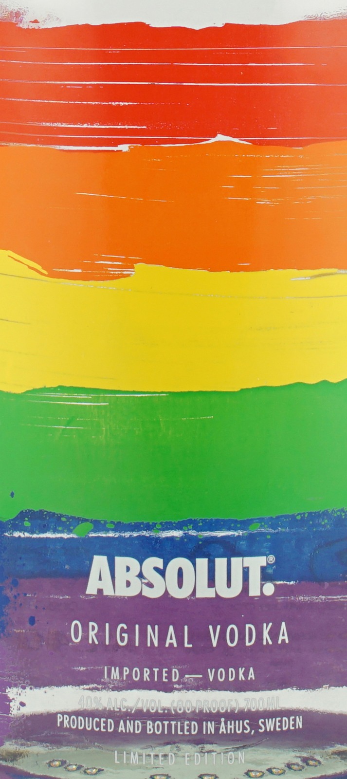 Absolut Rainbow - der Regenbogen Wodka von Absolut aus Schweden 0,7 L