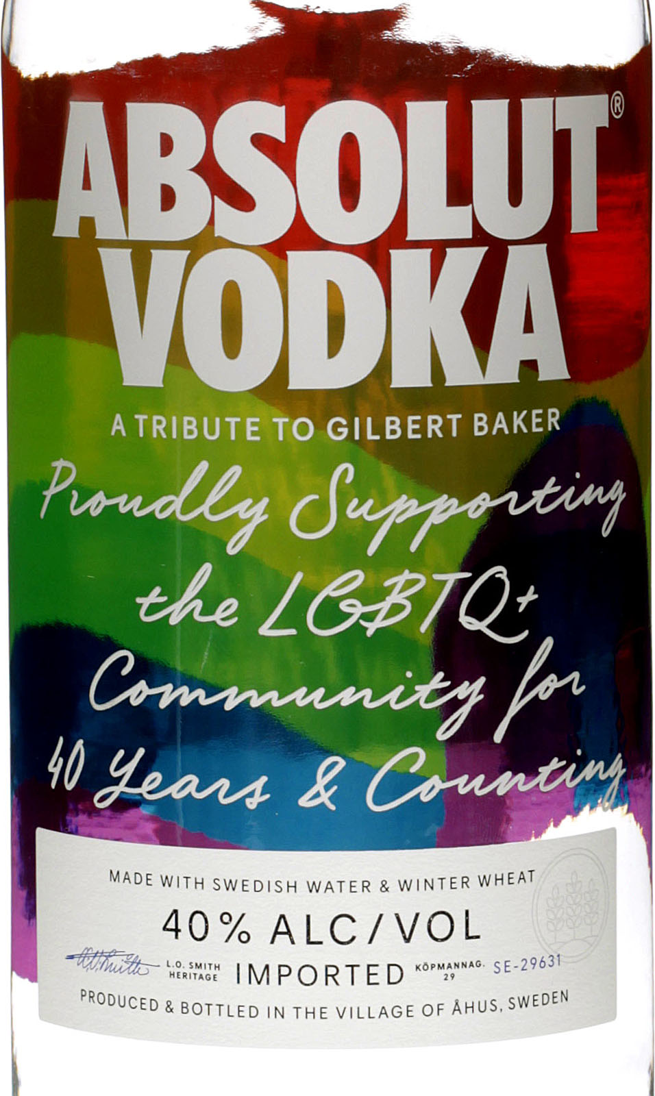 Absolut Rainbow 1,0 l Regenbogen Vodka von Absolut im S