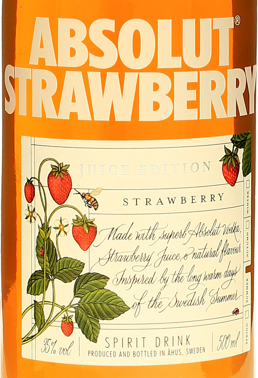 Absolut Strawberry Juice Edtion, aus der Juice Edition