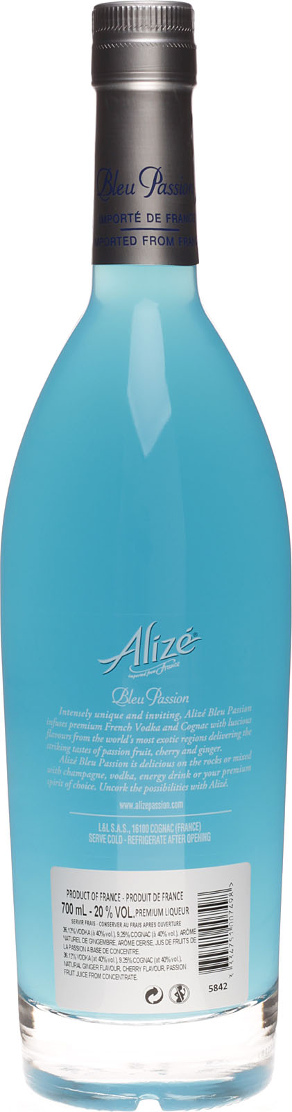 Alize Blue Likör die französische Spezialität