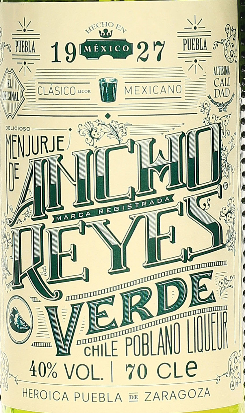 Ancho Reyes Verde Grüner Chili Likör, Likörspezialität