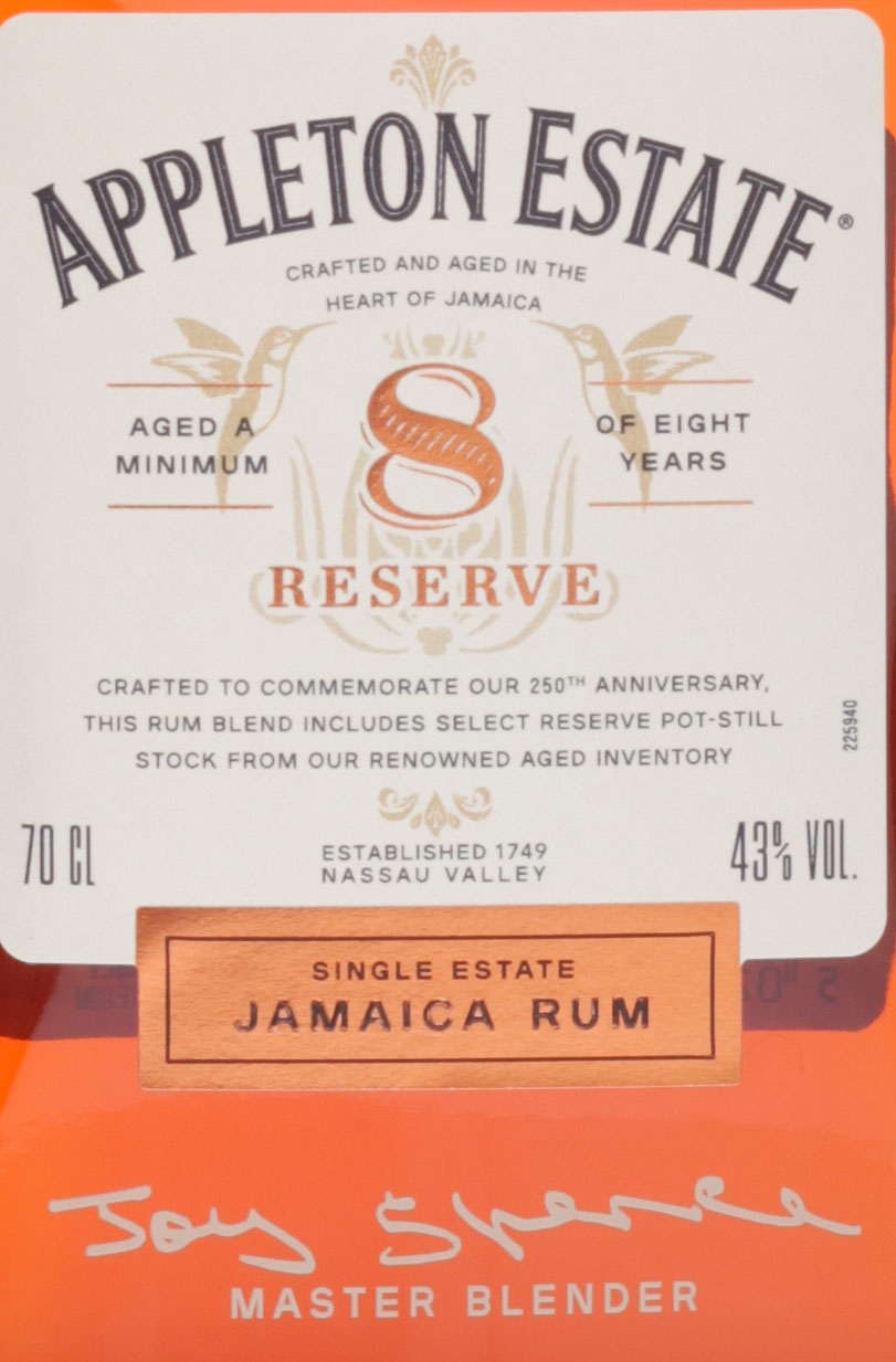 Appleton Estate 8 Jahre Reserve 700ml 43%