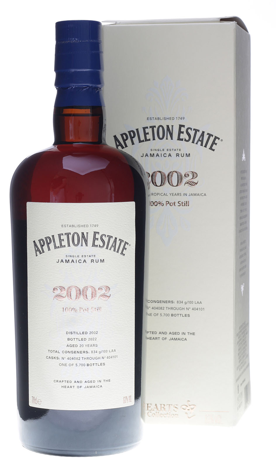 Appleton Estate 2002 kommt hier im Spirituosen Online S