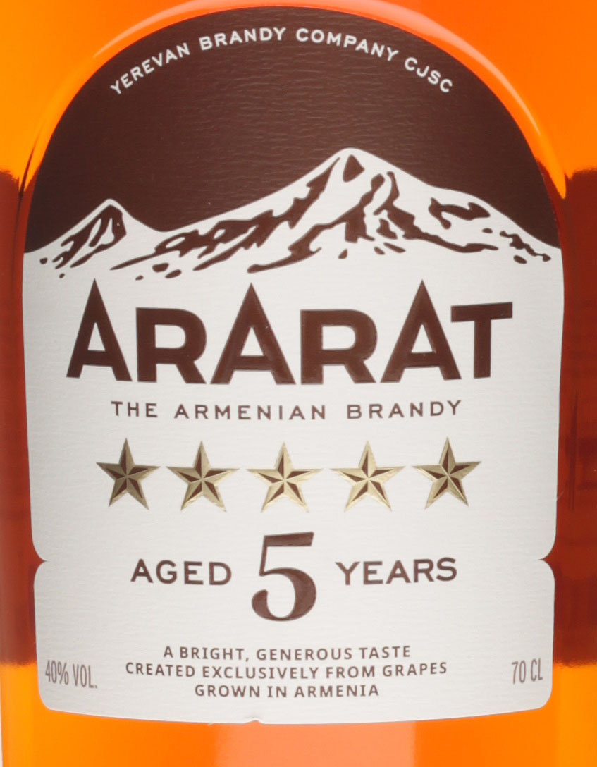 Ararat 5 Jahre 0,7 Liter 40 % Vol. im Shop günstig kauf