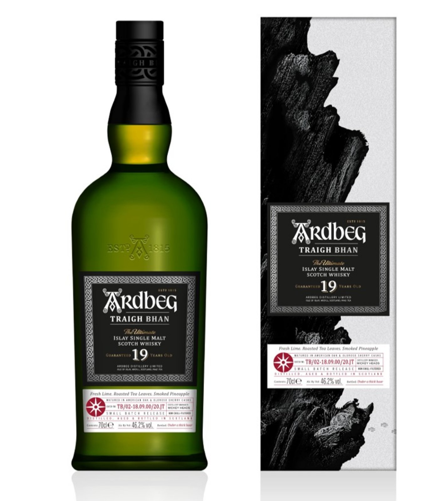 Ardbeg Traigh Bhan 19 Jahre Batch 2, streng limitierte