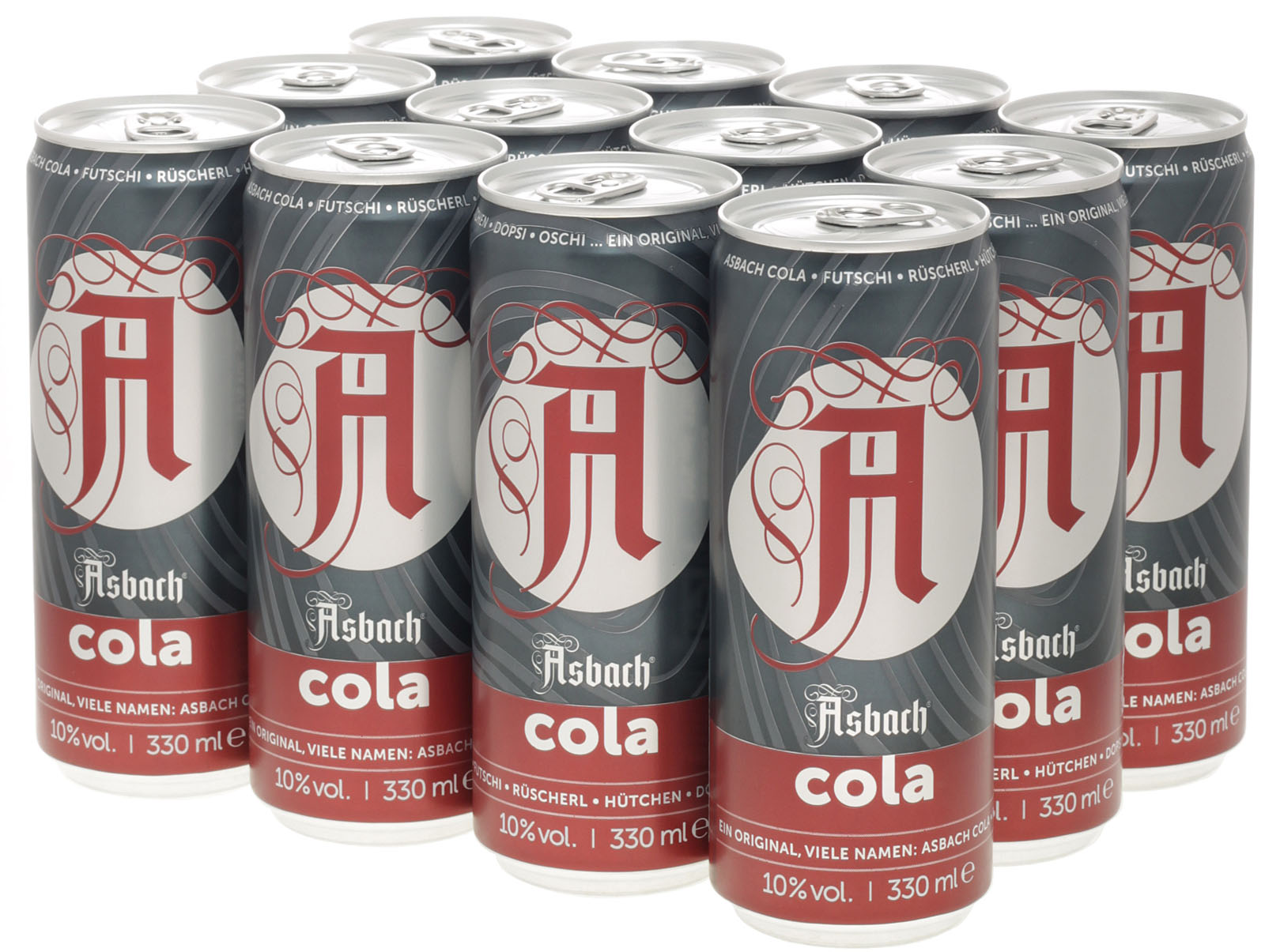 Asbach Cola Original Dose - Futschi, Rüscherl, Hütchen