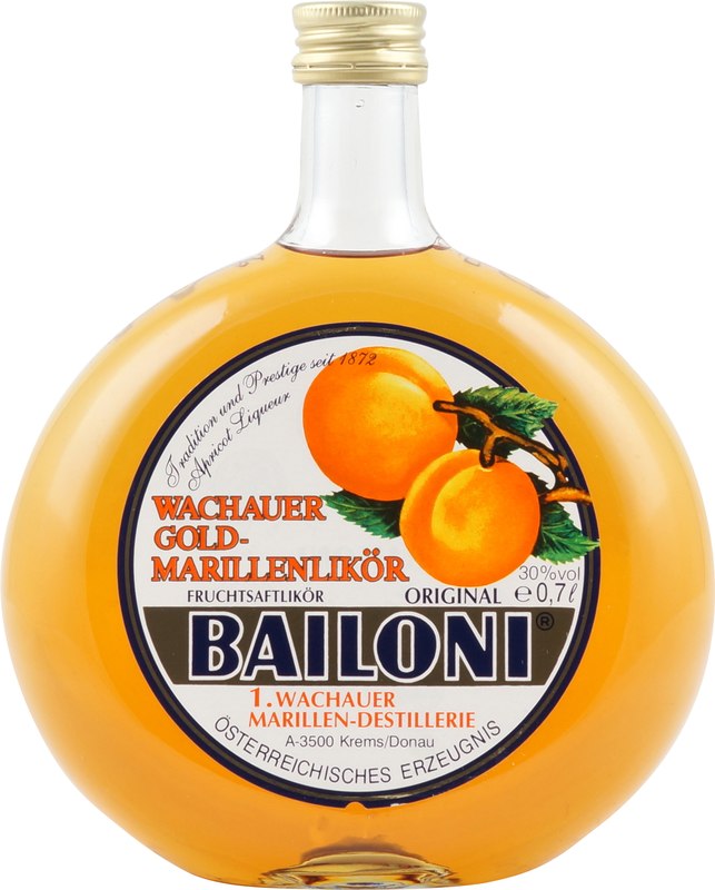 Bailoni Wachauer Gold Marillenlikör 0,7 L 30 % Likör