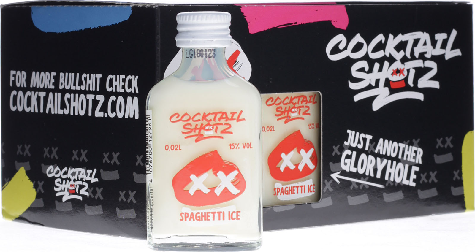 Bar Monkey´s Cocktail Shotz Spaghetti Ice Glas kaufen.