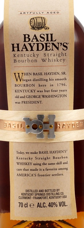 Basil Hayden ist ein Bourbon Whisky mit 8 Jahren Reizez