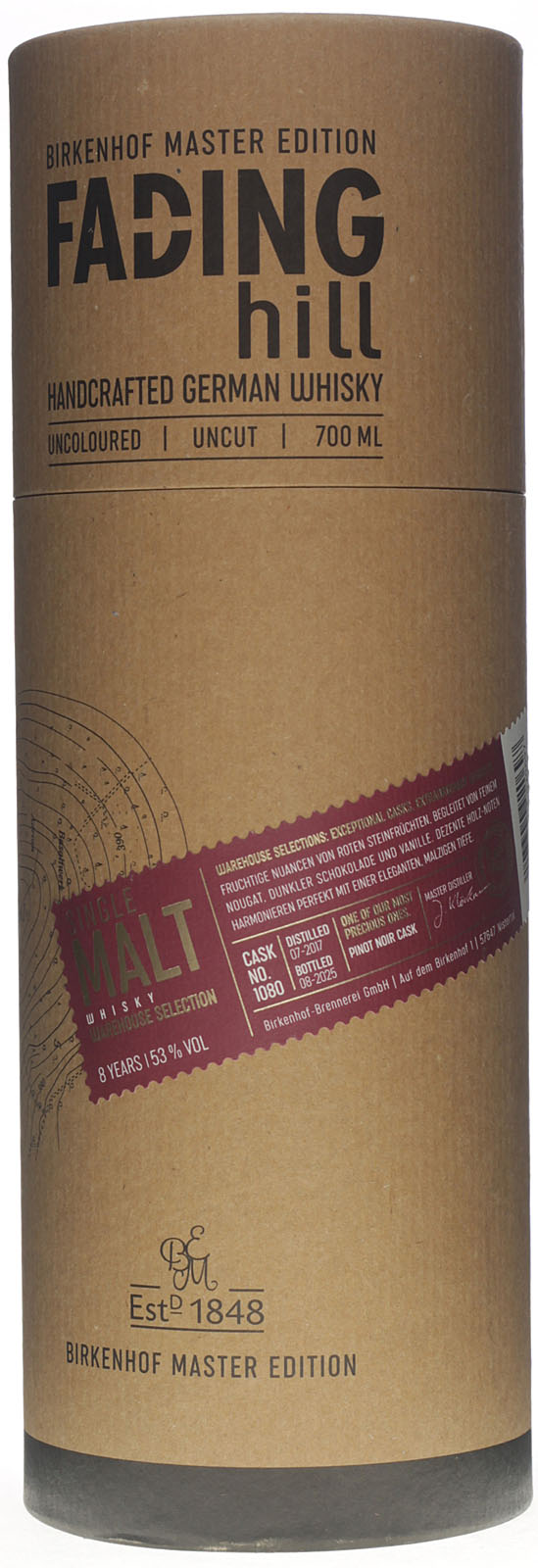 Birkenhof Fading Hill Single Cask Warehouse Selection