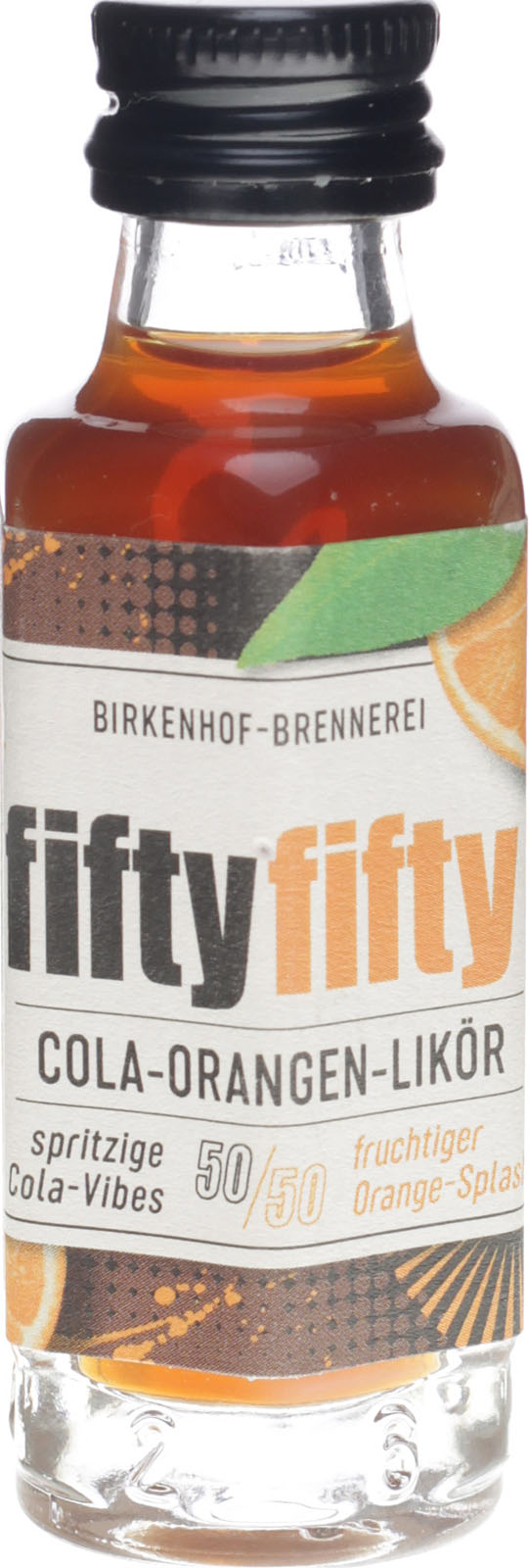 Birkenhof fiftyfifty Cola Orangen Likör bei uns kaufen.