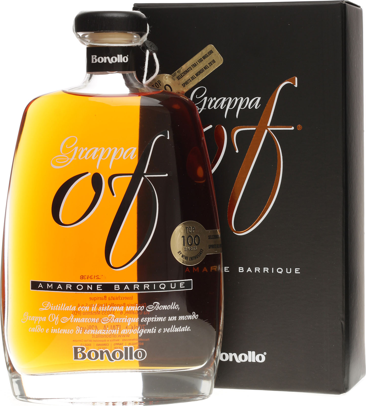 Bonollo Grappa of Amarone Barrique bei uns im Shop kauf