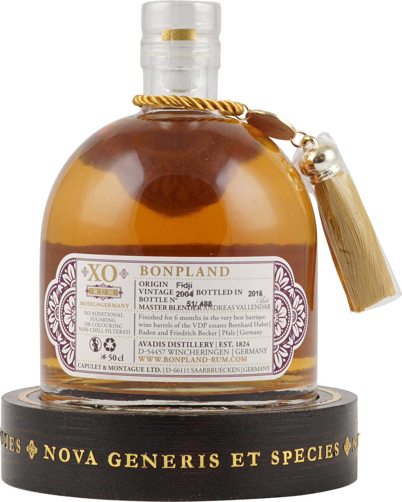 Bonpland Rum Fiji 12 Jahre als Single Cask Abfüllung