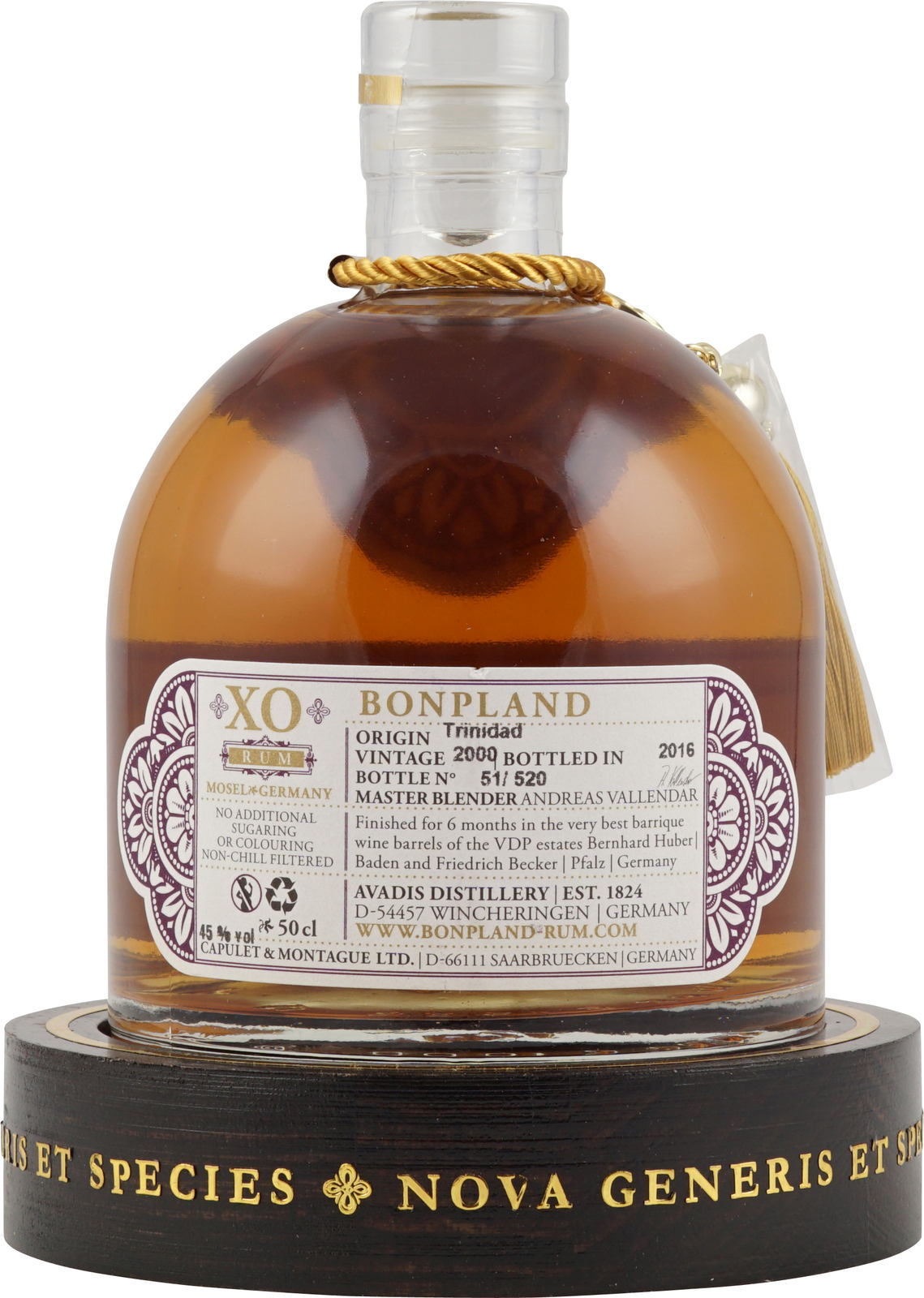 Bonpland Trinidad Rum 16 years hier im Spirituosen und