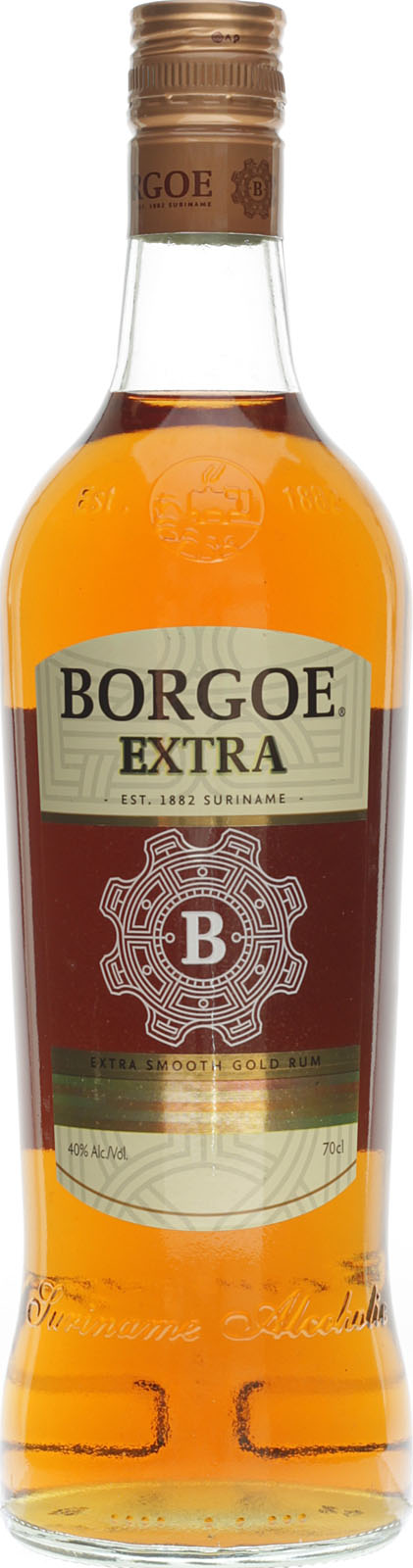 Borgoe Extra (Aged Surinam) Golden Rum 0,7 Liter 40% Vo