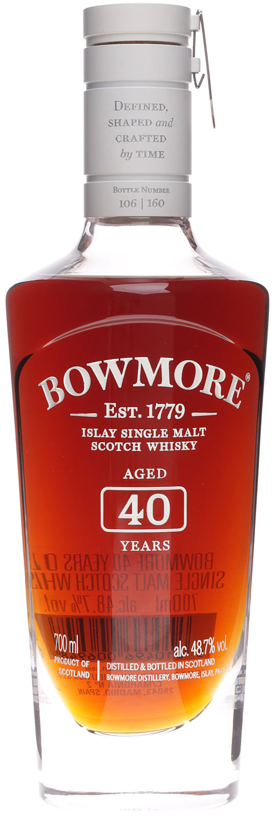 Bowmore 40 Jahre Release 2022 0,7 Liter 48,7 % Vol im S
