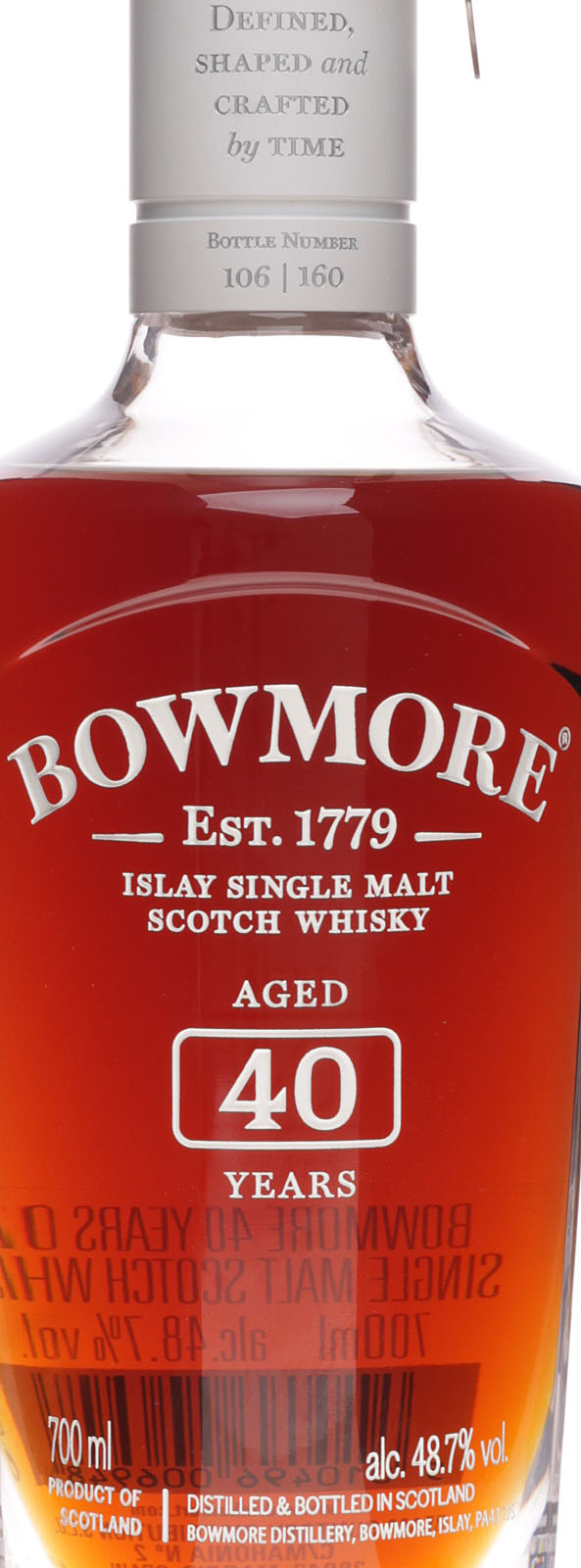 Bowmore 40 Jahre Release 2022 0,7 Liter 48,7 % Vol im S