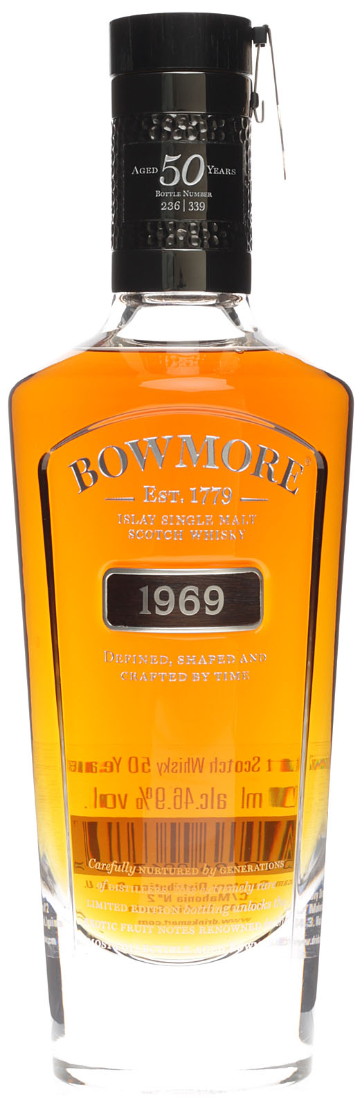Bowmore 50 Jahre von 1969 eine von 339 Flaschen hier ka