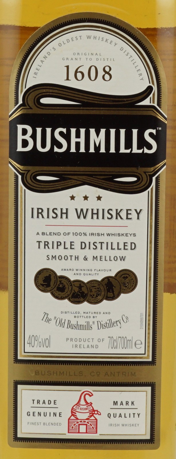 Bushmills White Label Whisky aus Irland