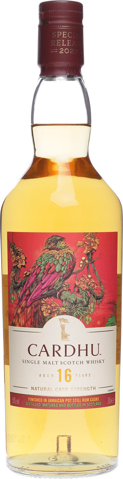 Cardhu 16 Jahre Special Releases 2022 0,7 Liter 58 % Vo
