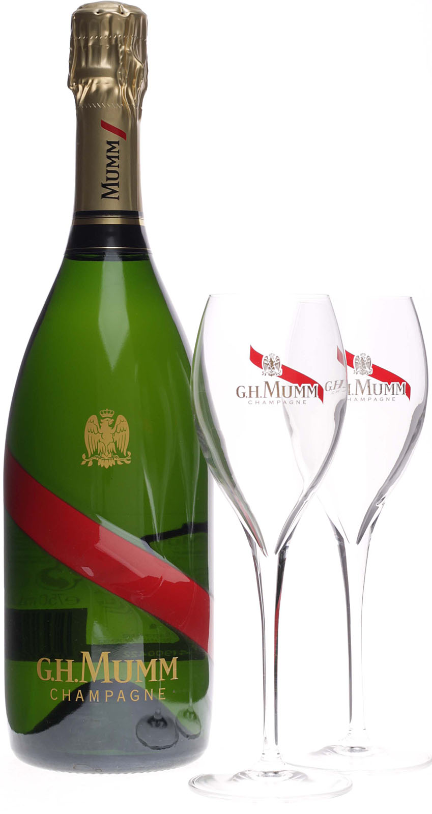 Champagner G.H. Mumm Grand Cordon hier im Onlineshop