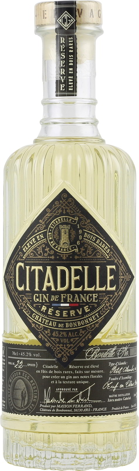 Citadelle Réserve Gin 0,7 Liter 45,2 % Vol. prämierter