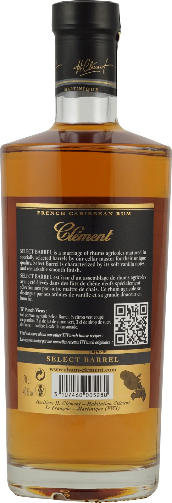 Clement Rhum Select Barrel ist guter Rum aus Martinique