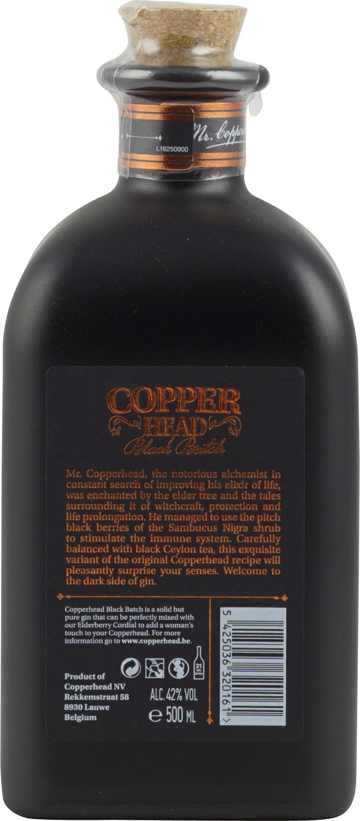 Copperhead Black Batch London Dry Gin mit Ceylon Tee