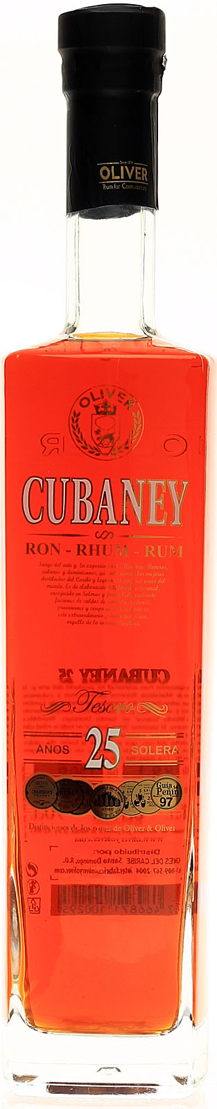 Cubaney 25 Anos Tesoro Grand Reserve mit 0,7 Liter im S