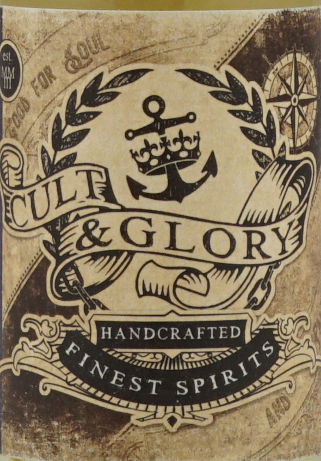 Cult & Glory No.1 Classic Dry Gin, Miniatur