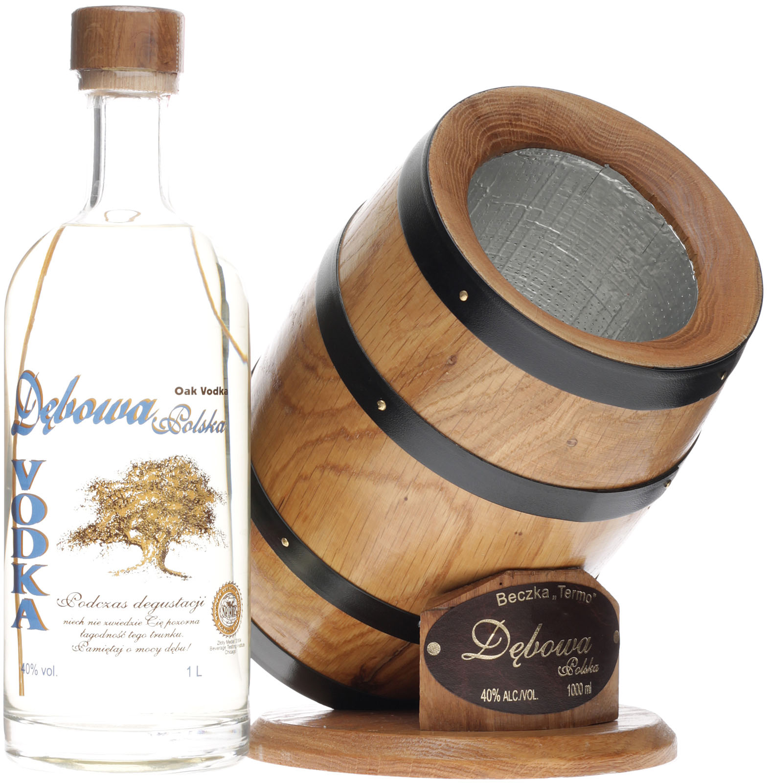 Vodka aus dem Thermo-Fass - der Debowa Oak Vodka mit 1