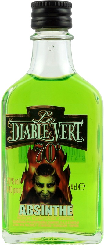 Das Diable Absinth Geschenkset mit 5 Miniaturen als Abs