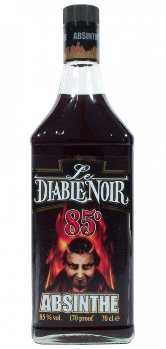 Das Diable Absinth Schwarz ist ein starker Absinth mit