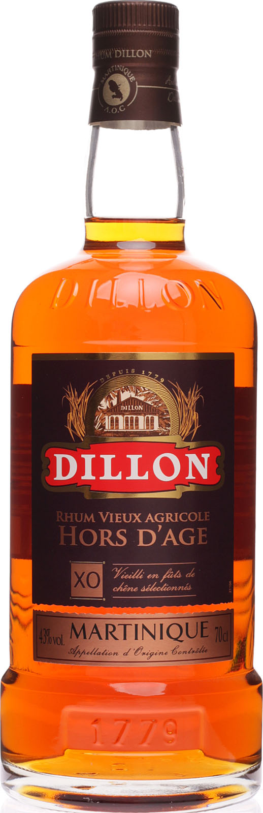 Dillon Rhum Vieux XO 0,7 Liter 43% Vol. im Shop kaufen.