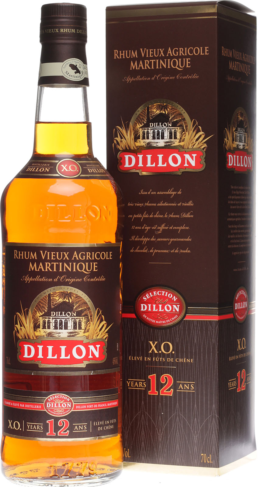 Rhum Vieux XO 12 ans aus der Dillon Destillerie von der
