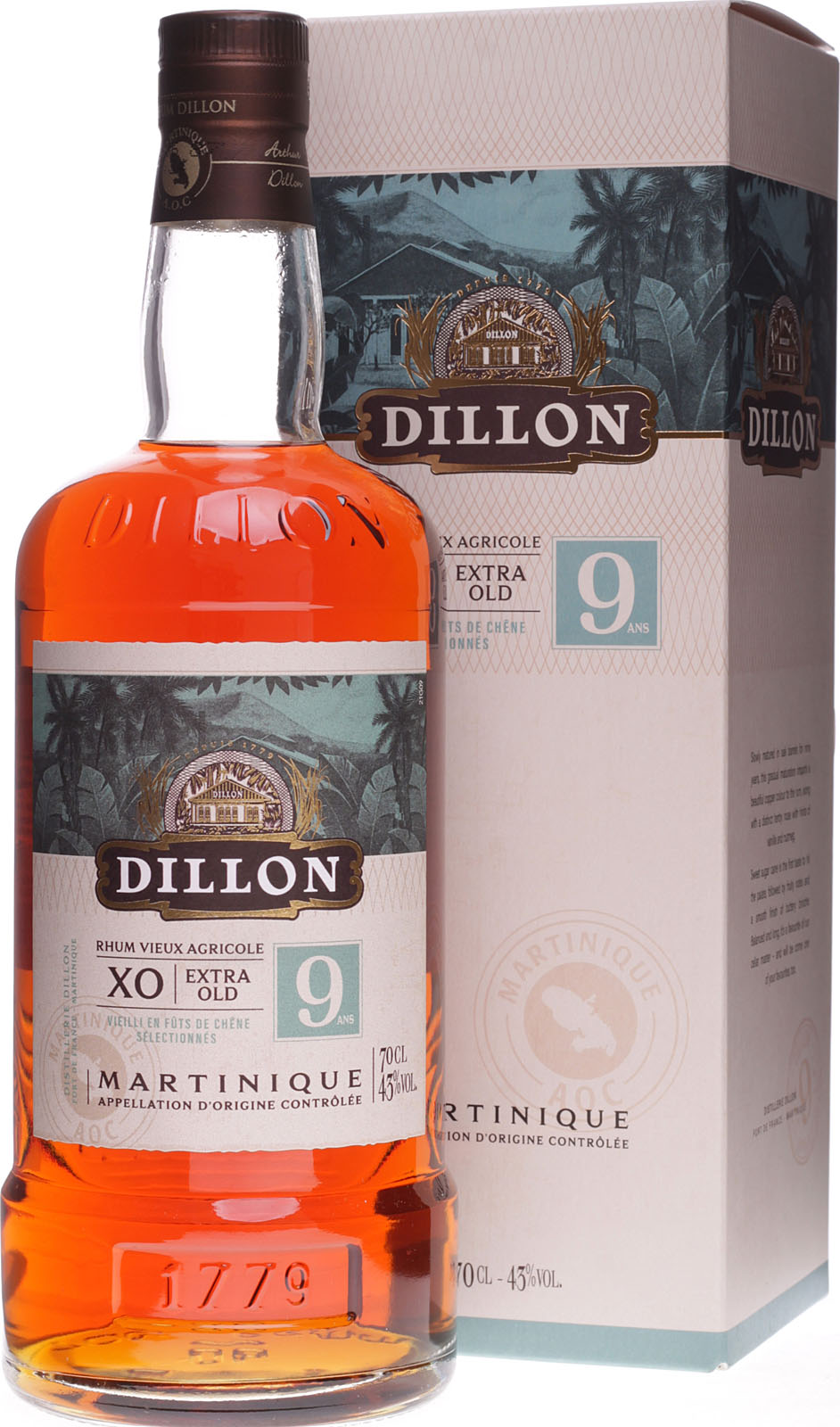 Dillon Rhum Vieux XO 9 Jahre 0,7 Liter 43 % Vol. bei un