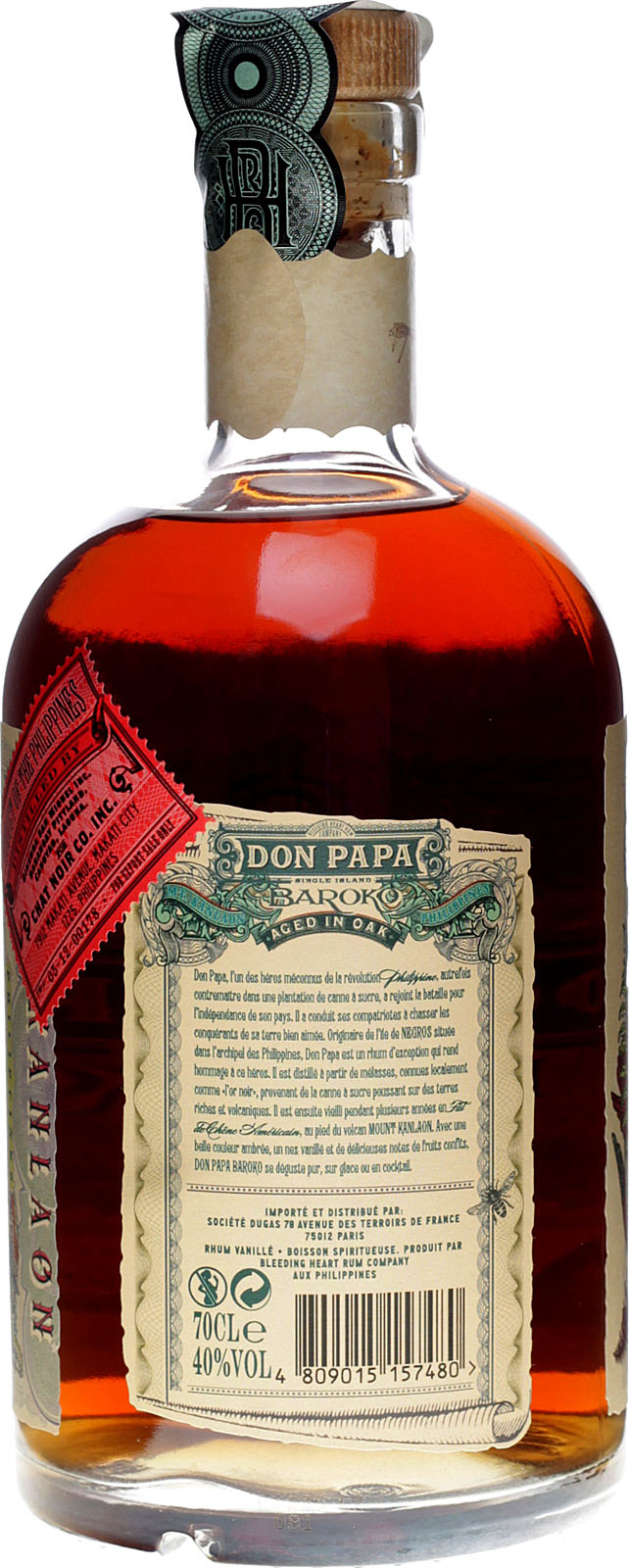 Don Papa Baroko - Premium Spirit aus den Philippinen ka